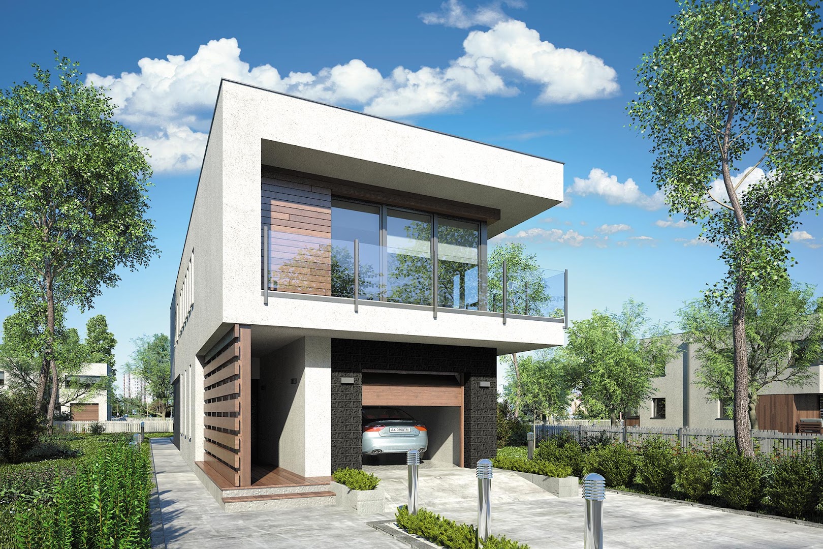 Projekt domu Modern House (TWD-691) - 143.15m²